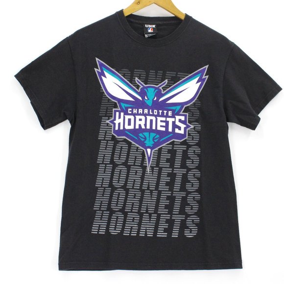 NBA | Shirts | Vintage Unk Nba Mens Casual Retro Charlotte Hornets Graphic Tshirt Size M Y2k ...